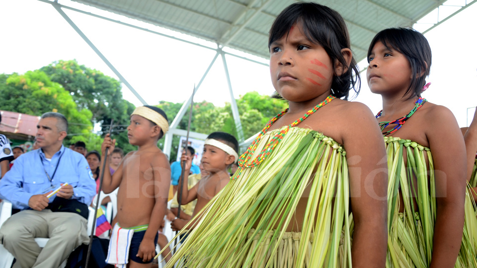 Los motilón barí dieron inicio a los juegos binacionales